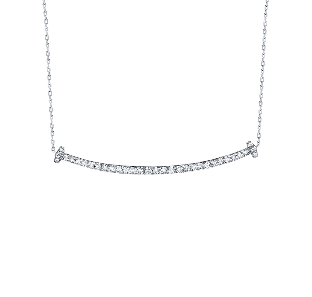 Buy Essentials 0.55ct Cutesy Smile Necklace | Smiling Rocks