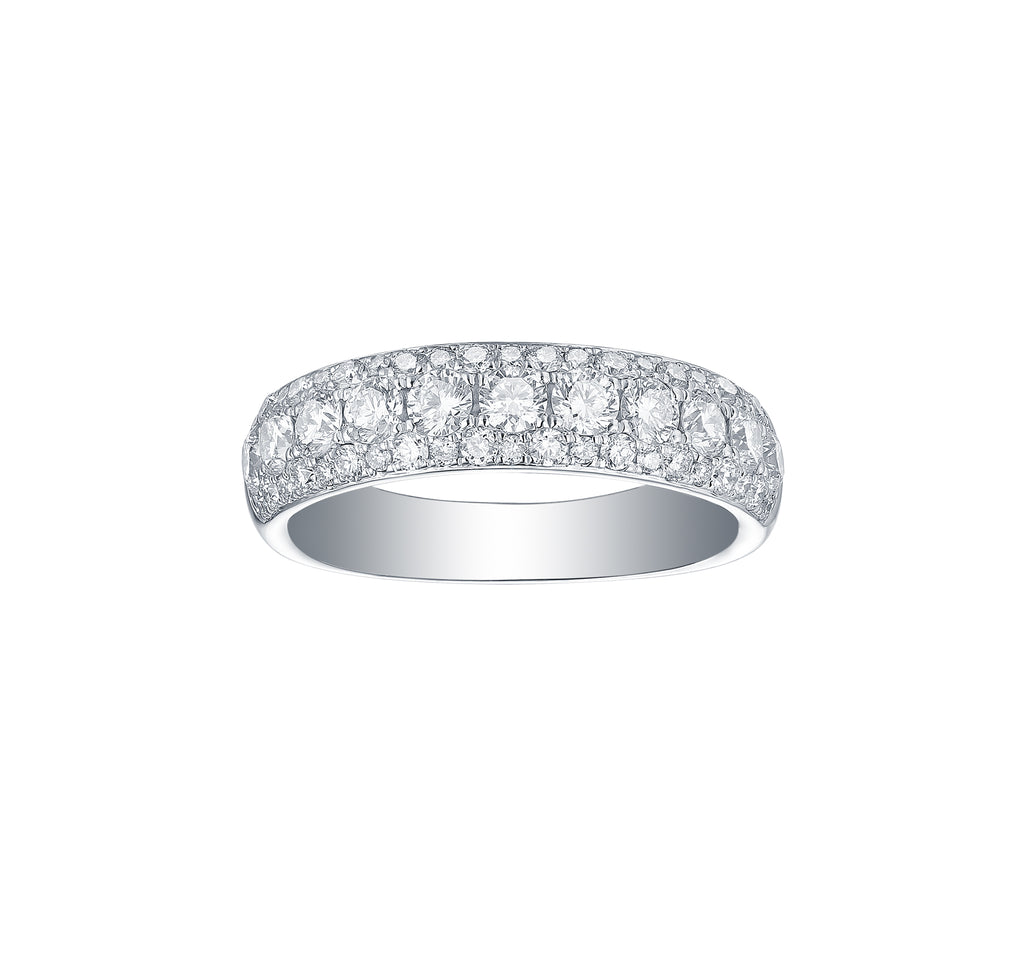 Lab Grown Essentials 1.33ct Wide Ring Online | Smiling Rocks